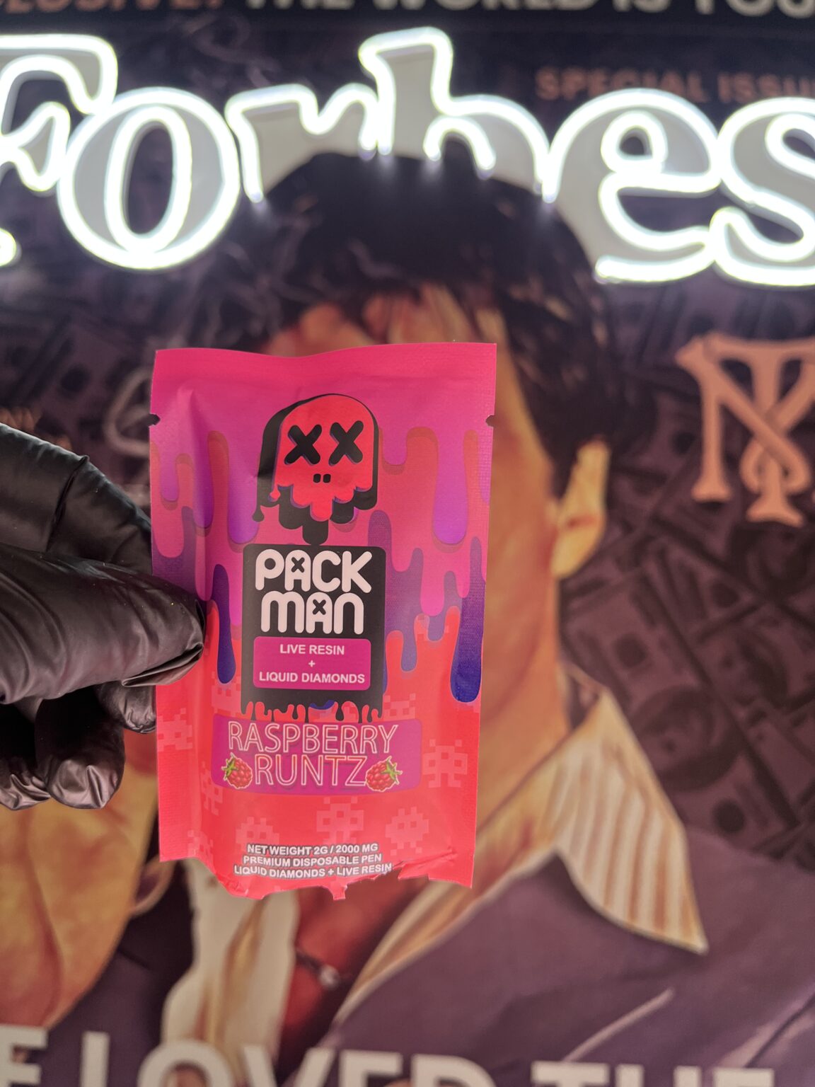 PACK MAN V1 RASPBERRY RUNTZ (HYBRID) 2GR - gelatohoney.com