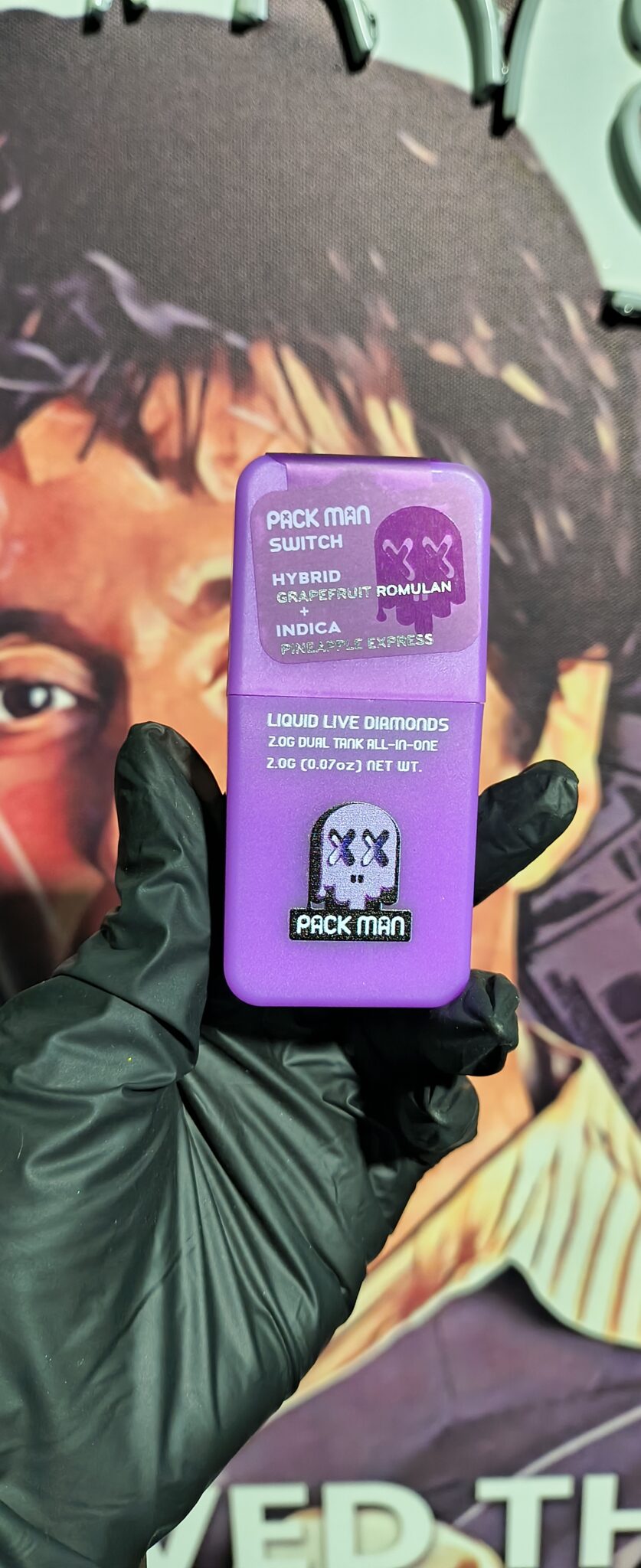 PACK MAN SWITCH GRAPEFRUIT ROMULAN & PINEAPPLE EXPRESS (HYBRID & INDICA ...
