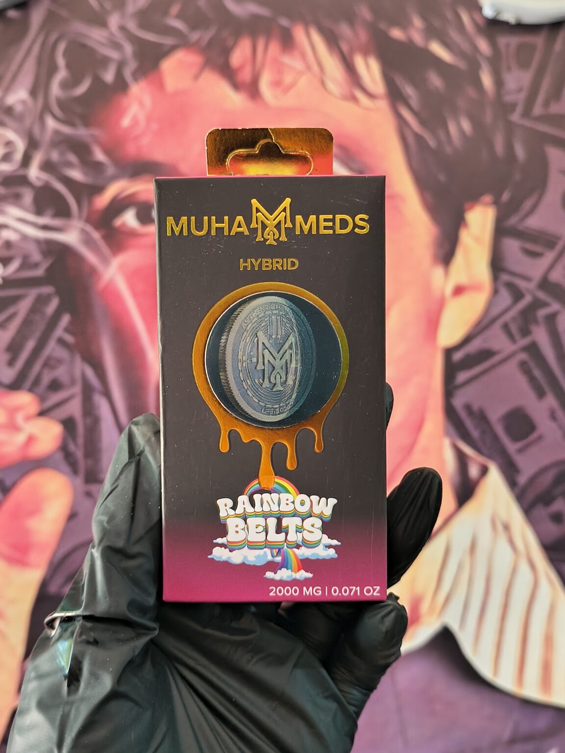 MUHA MEDS V3 RAINBOW BELTS (HYBRID) 2gr - gelatohoney.com