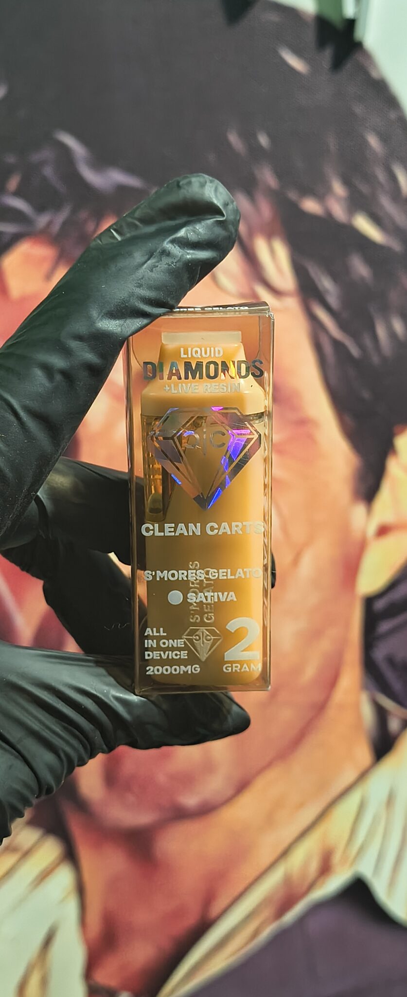 CLEAN CARTS S`MORES GELATO (SATIVA) 2gr - gelatohoney.com