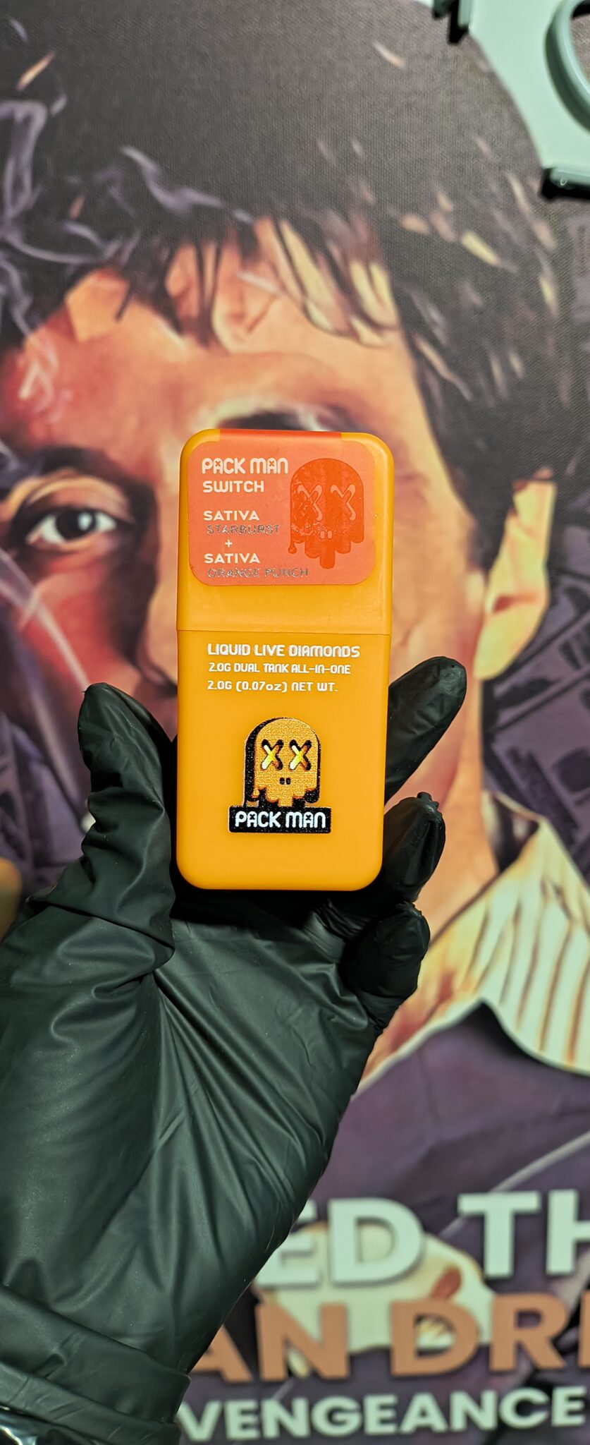 PACK MAN SWITCH STARBURST & ORANGE PUNCH (SATIVA & SATIVA) 2gr ...