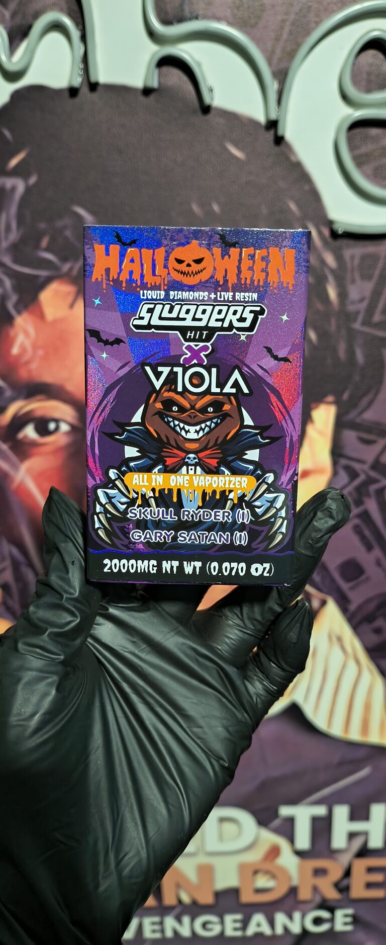 SLUGGERS X HALLOWEEN SKULL RYDER & GARY SATAN (INDICA & INDICA) 2gr ...