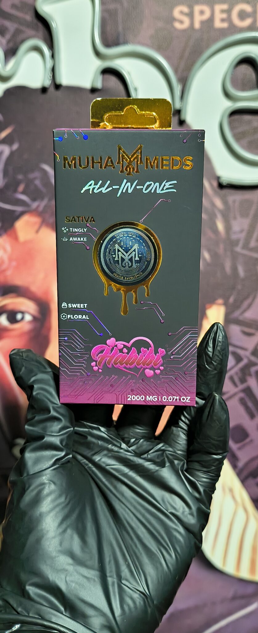 MUHA MEDS V4 HABIBI (SATIVA) 2gr - gelatohoney.com