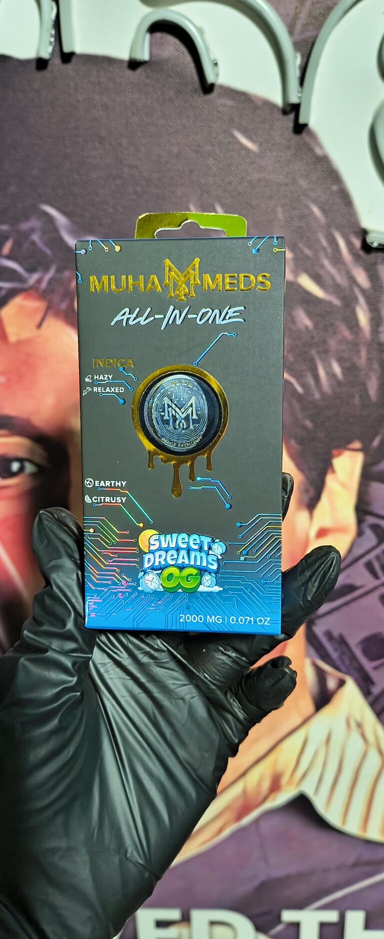 MUHA MEDS V4 SWEET DREAMS OG (INDICA) 2gr - gelatohoney.com