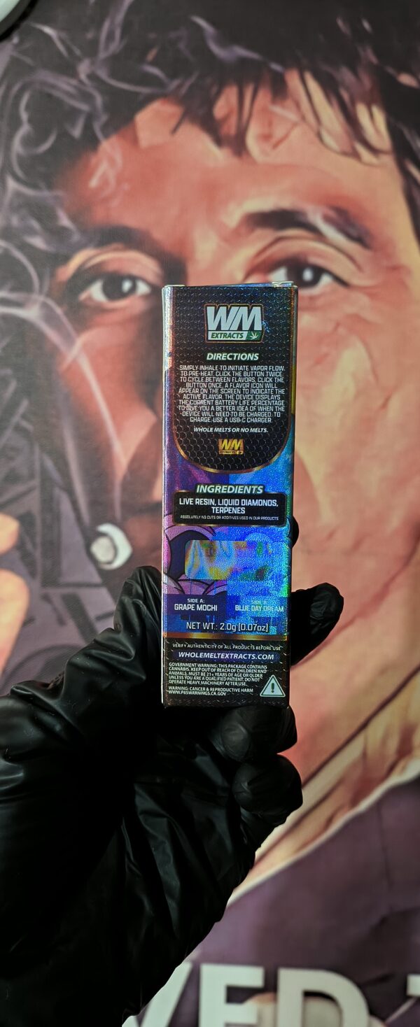 WHOLE MELT BLUE DAY DREAM & GRAPE MOCHI (SATIVA & HYBRID) 2gr ...