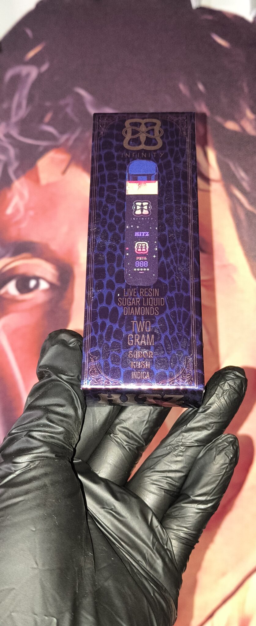 HITZ INFINITY V2 SABOR KUSH (INDICA) 2gr - gelatohoney.com